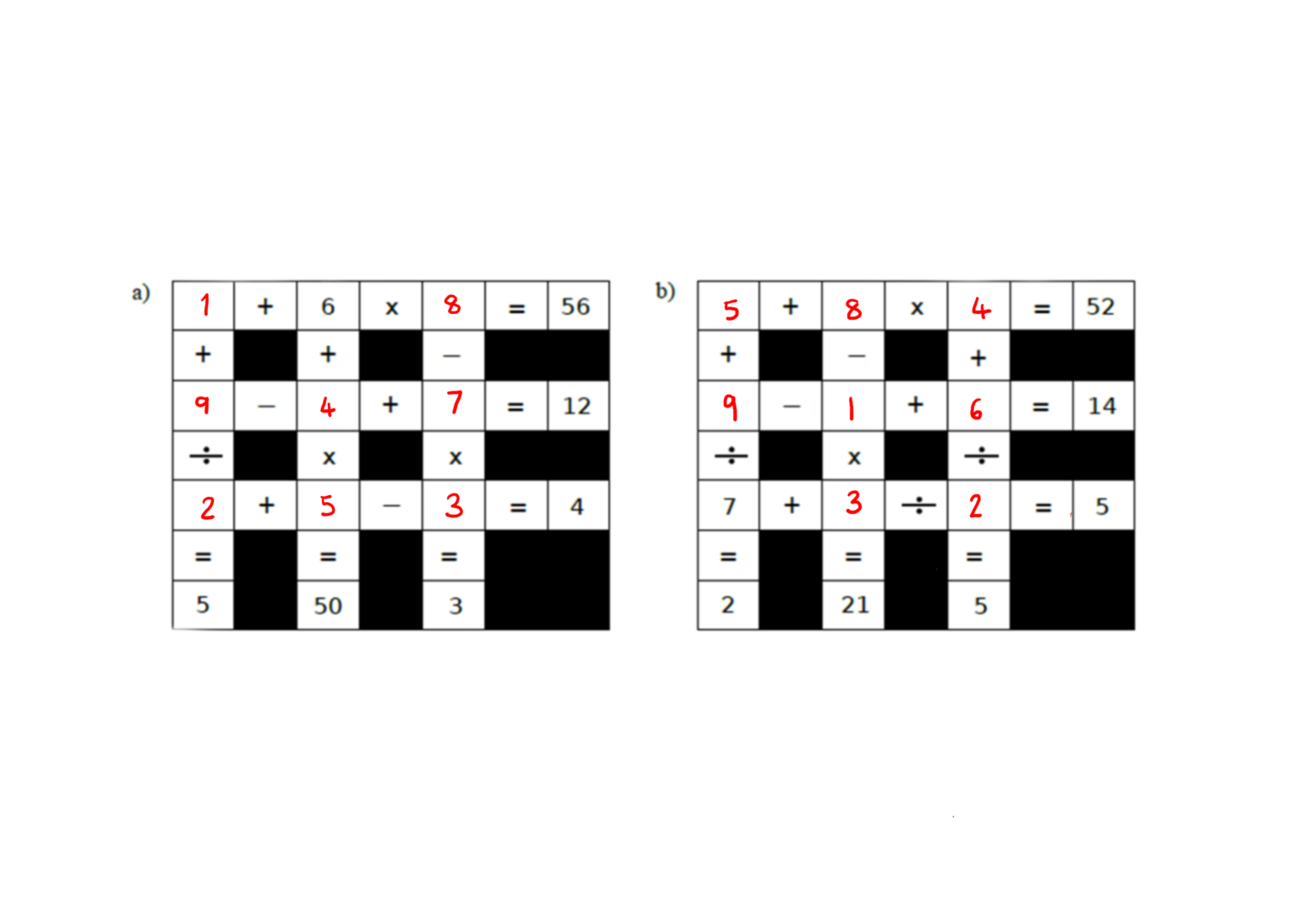 Previous Number Nest Challenges - St Paul's School